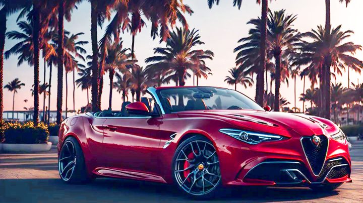 Alfa Romeo Giulia Convertible Envisioned